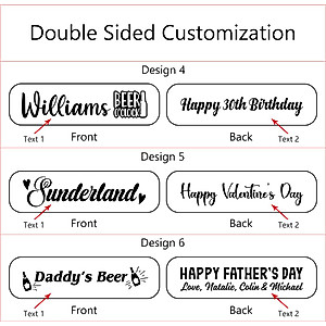 Personalized Wooden Bottle Opener Gift, Beer Gift for Him, Groomsman， Brother, Boy Friend, Father, Unique Gifts for Father's Day, Birthday, Bachelor Party, Christmas