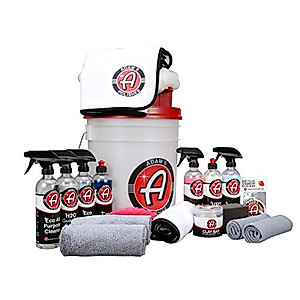 Adam's Polishes Essentials Complete Car Detailing Upgraded Kit - The Essentials for Detailing by Hand - Clean, Protect, and Shine Your Entire Car - Retain The Value of Your Car with Proper Car Care