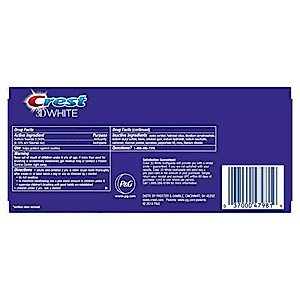 Crest 3D White Charcoal Toothpaste 4.1 Oz (116g) - Pack of 2