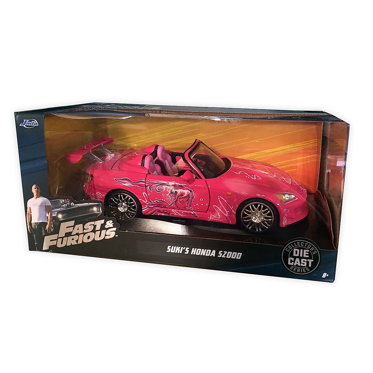 Suki'S 2001 Honda S2000 - 2 Fast 2 Furious 1:24 Diecast Model