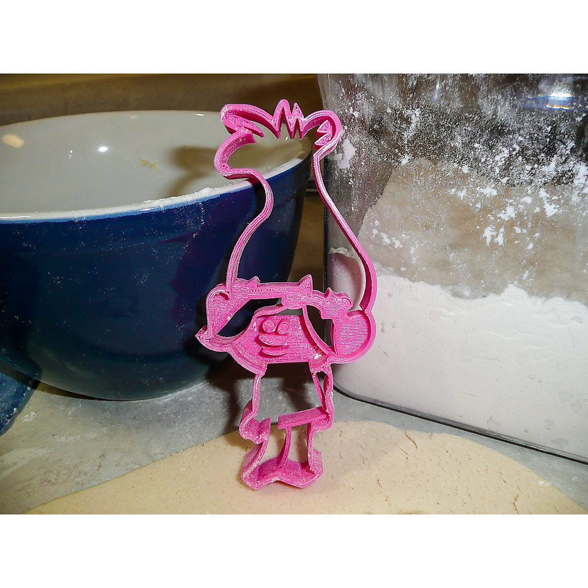 INSPIRED BY POPPY TROLLS MOVIE CHARACTER COOKIE CUTTER MADE IN USA PR2001