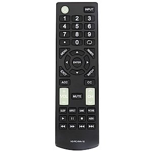 New NS-RC4NA-18 Replacement Remote Control fit for Insignia TV NS-50D510MX19 NS-50D510NA17 NS-55D420NA20 NS-55D420NA18 NS-32D220NA20 32D311NA17 NS40D420MX18 NS40D420NA18 NS39D310NA19 NS43D420NA18