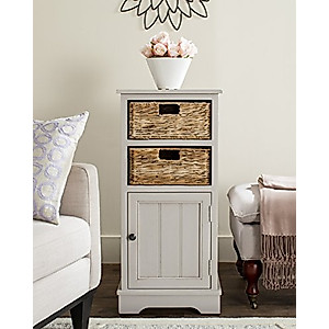Safavieh American Homes Collection Connery Distressed Black Cabinet