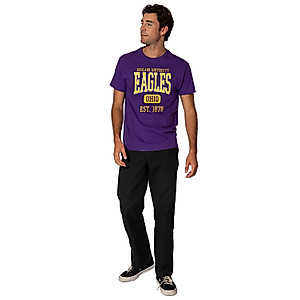 Ashland University Official Est. Date Short Sleeve Mens Cotton T-Shirt,Purple, 2X-Large