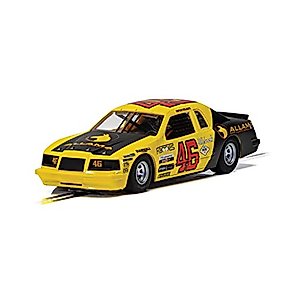 Scalextric Ford Thunderbird 'Allama' #46 1:32 Slot Race Car C4088 Yellow, Black, Red, White