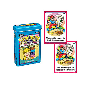 Super Duper Publications | Synonyms Fun Deck Flash Cards | Educational Learning Resource for Children