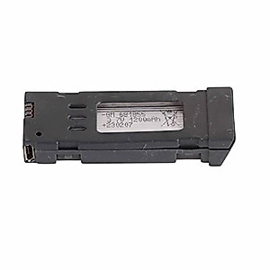 UPQRSG 5PCS 3.7V 1200Mah Lithium Battery for E58 L800 JY019 Quadcopter Spare Parts, Portable Drone Battery with 5 in 1 Charger Cable, RC Quadcopter Spare Part