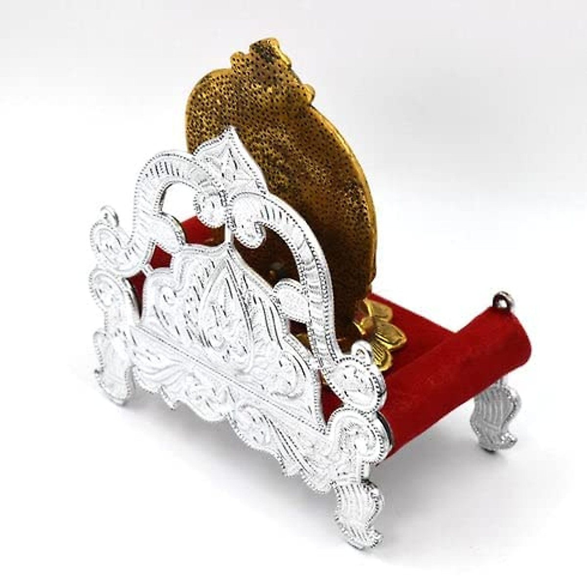 LNT Bal Gopal Sinhasan Handikraft meenakari Laddu Gopal Sinhasan Bal Gopal Bed Shree Krishna Singhasan Thakorji Sinhasan Ganesh Sinhasan Fancy Sinhasan Janmashtami Special Sinhasan, Wood