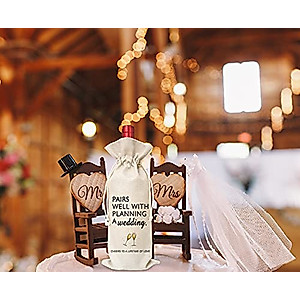 Wedding Gifts Wine Bag（1 Pc）, Mr and Mrs Wedding Gift, Engagement Gift-J14