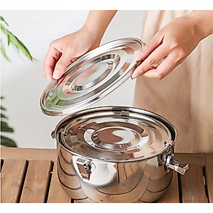Allprettyall Premium Stainless Steel Food Storage Containers 304 Grade The Original Leak-Proof, Airtight, Smell-Proof - Perfect For Camping Trips, Lunches, Leftovers, Soups, Salads