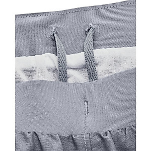 Under Armour Women's Fly By 2.0 Running Shorts , Steel Full Heather (035)/Steel , Large