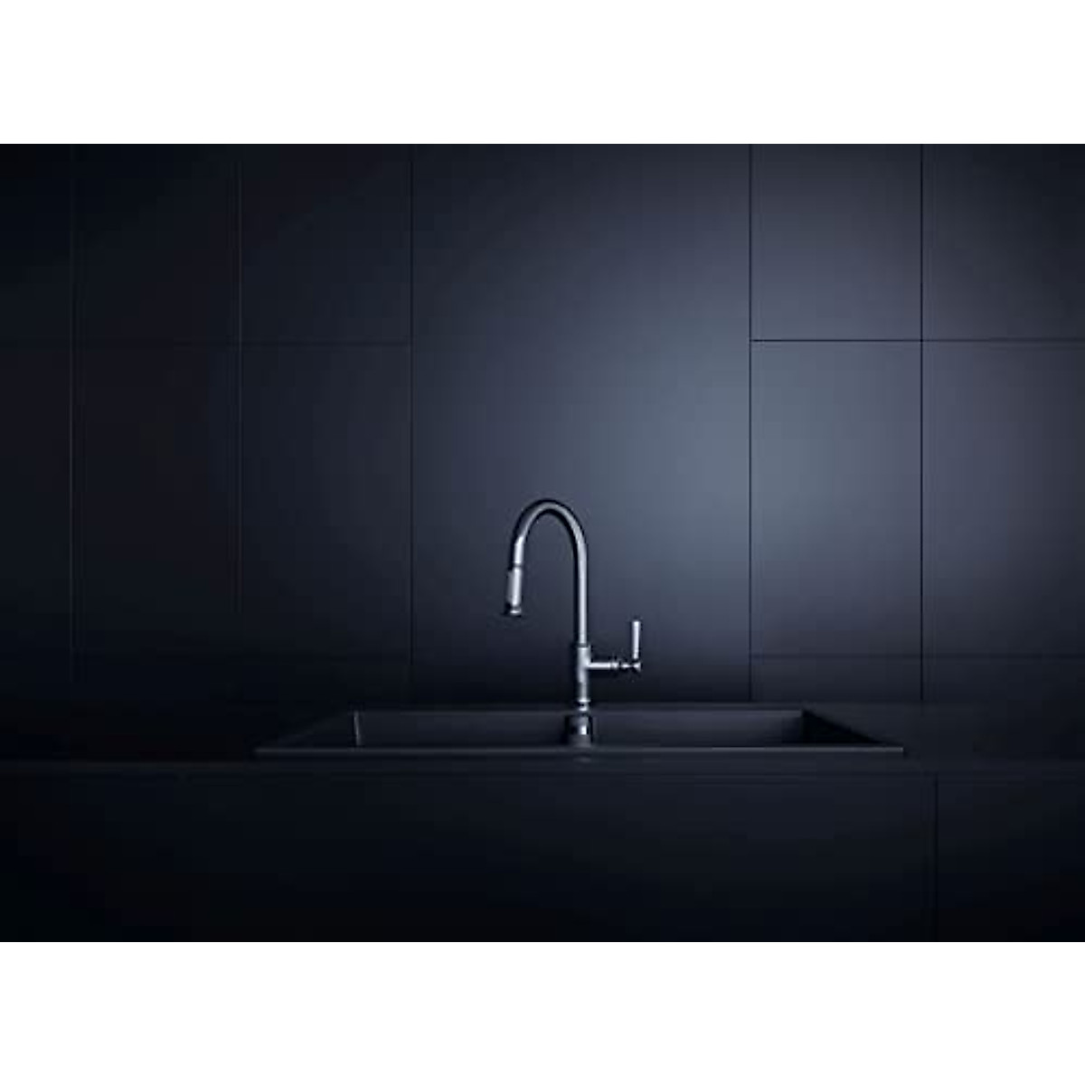 AXOR Montreux Chrome High Arc Kitchen Faucet, Kitchen Faucets with Pull Down Sprayer, Faucet for Kitchen Sink, Magnetic Docking Spray Head, Chrome 16581001