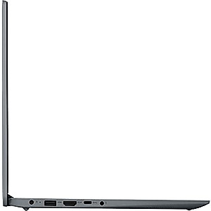 Lenovo IdeaPad 1 15.6" Laptop (2023 Model), AMD Dual-core Athlon 3050U Processor (up to 3.20 GHz, Beats i3-1005G1), 4GB RAM, 128GB SSD, Wi-Fi 6, Bluetooth, Long Battery, Win 11 S+MarxsolCables