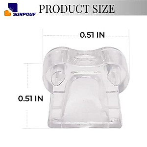 N558471 N569446 Nailer No Mar Tip （4 PCS）Compatible with DeWalt Replaces DCN680D1 DCN681B SURPOUF