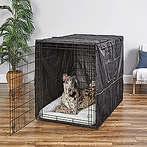 MidWest Homes for Pets XXL 54-Inch , Privacy Dog Crate Cover Designed to Fit Midwest Ginormous Dog Crate Models SL54 & SL54DD, Machine Wash & Dry, Gray,