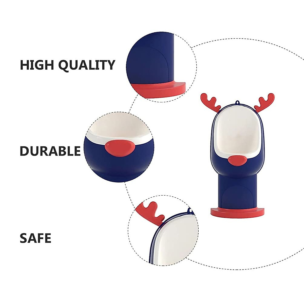 COHEALI Children Standing Potty Portable Toilet 1Pcs Urinal with Aiming Target Boys Potty Plastic Urinal Cartoon Pee Boy Training Tool Potty Toilet Training Standing Potty Toilet