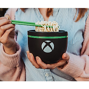 Ukonic Xbox Series X Logo 20-Ounce Ramen Bowl and Chopstick Set