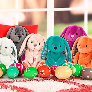 B. toys- B. softies- 12" Plush Bunny– Soft & Cuddly Plush Bunny – Huggable Stuffed Animal Rabbit Toy – Washable- Happy Hues- Peppy Mint Bunny- 0 Months +