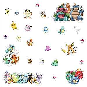 RoomMates RMK4150SCS Pokemon Favorite Character Peel and Stick Wall Decals