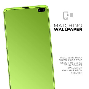 DesignSkinz Solid Green V3 Protective Vinyl Decal Wrap Skin Cover Compatible with The Samsung Galaxy S20 (Screen Trim & Back Glass Skin)