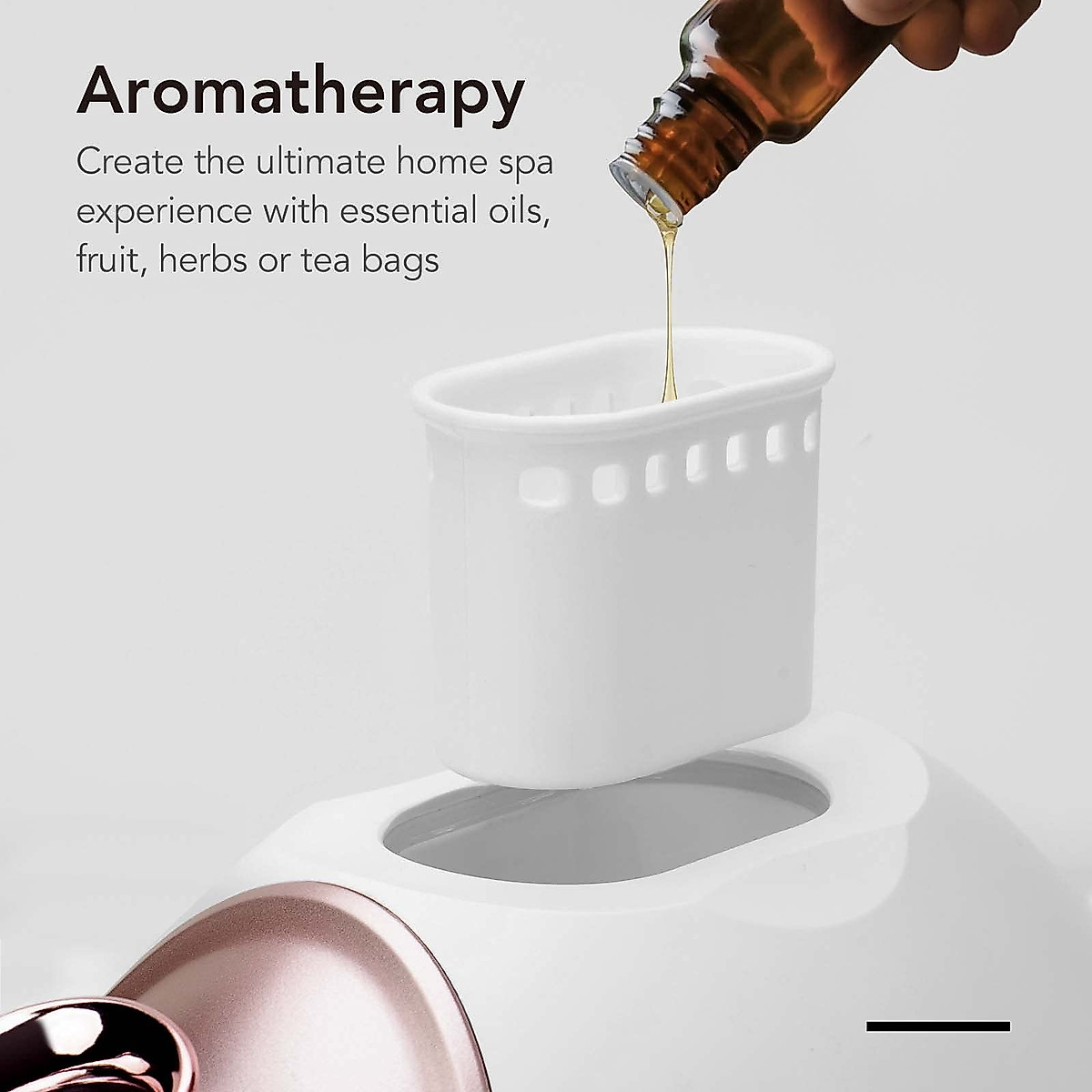 Fancii Nano Ionic Facial Steamer Hot & Cool with Aromatherapy and 6 Spa Settings – 30 Min Steam Time - Professional Home Face Sauna for Moisturizing & Pore Cleansing (Rivo)