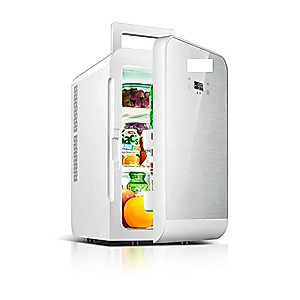 HESNDxbx Mini Fridge Refrigerator Refrigeration Heating Dual-use Refrigerator Mini Portable Dormitory Apartment Small Refrigerator