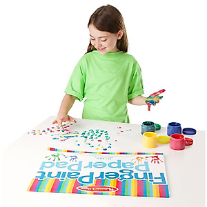Melissa & Doug Finger Paint Paper Pad (12"x18")