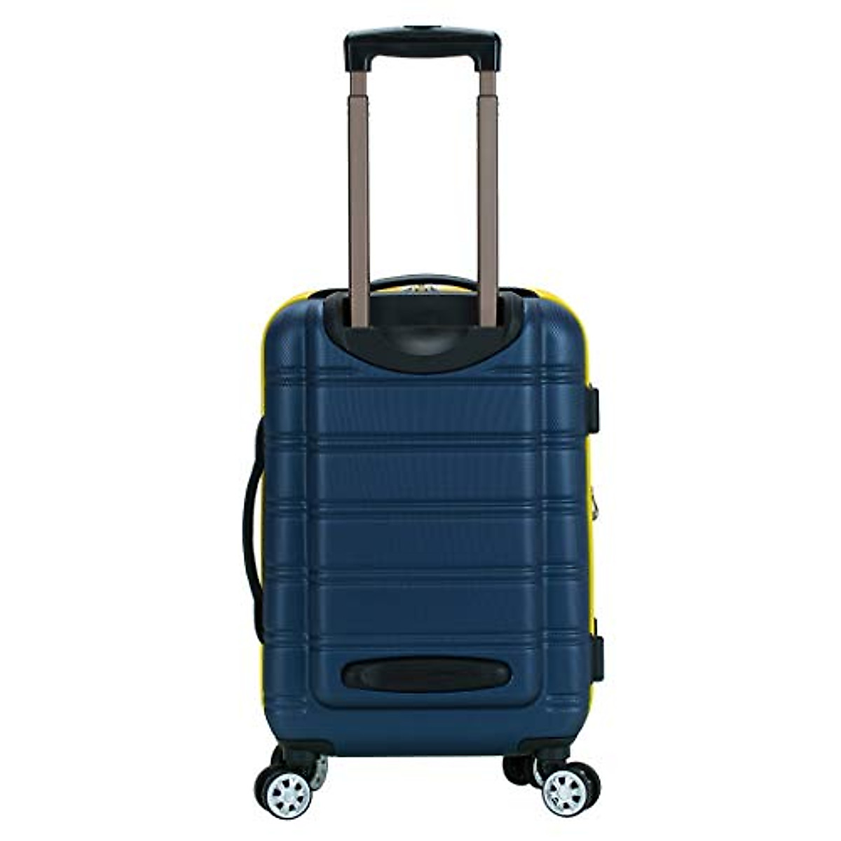 Rockland Melbourne Hardside Expandable Spinner Wheel Luggage, Navy, Carry-On 20-Inch