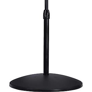 Lasko 18 in. Adjustable Elegance and Performance Pedestal Fan, Black 18"/Black