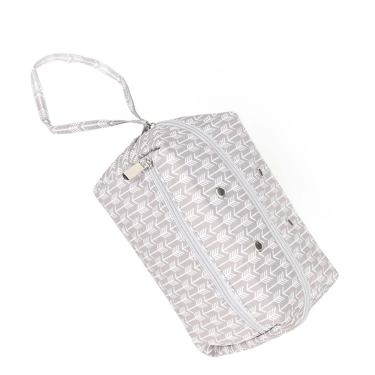 Organizer Bag for Knitting Projects, Water Resistant Travel Yarn Storage Tote Organizer Large Capacity Crochet Hook Zipper Bag for Crochet Needles Knitting Accessories Wool Balls(#2),Knitting tools