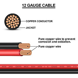 iGreely SAE to XT60 Connector Cable Solar Panel Adapter for Portable Power Station Solar Generator Charger 12AWG 6Ft 1.8M