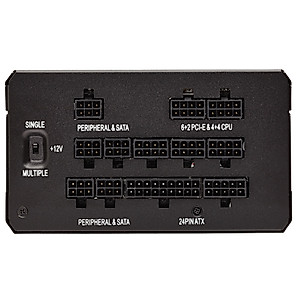 Corsair HX Series HX750 750 W 80 Plus Platinum Full Modular 1 x 135 mm Fan ATX Power Supply Unit - Black