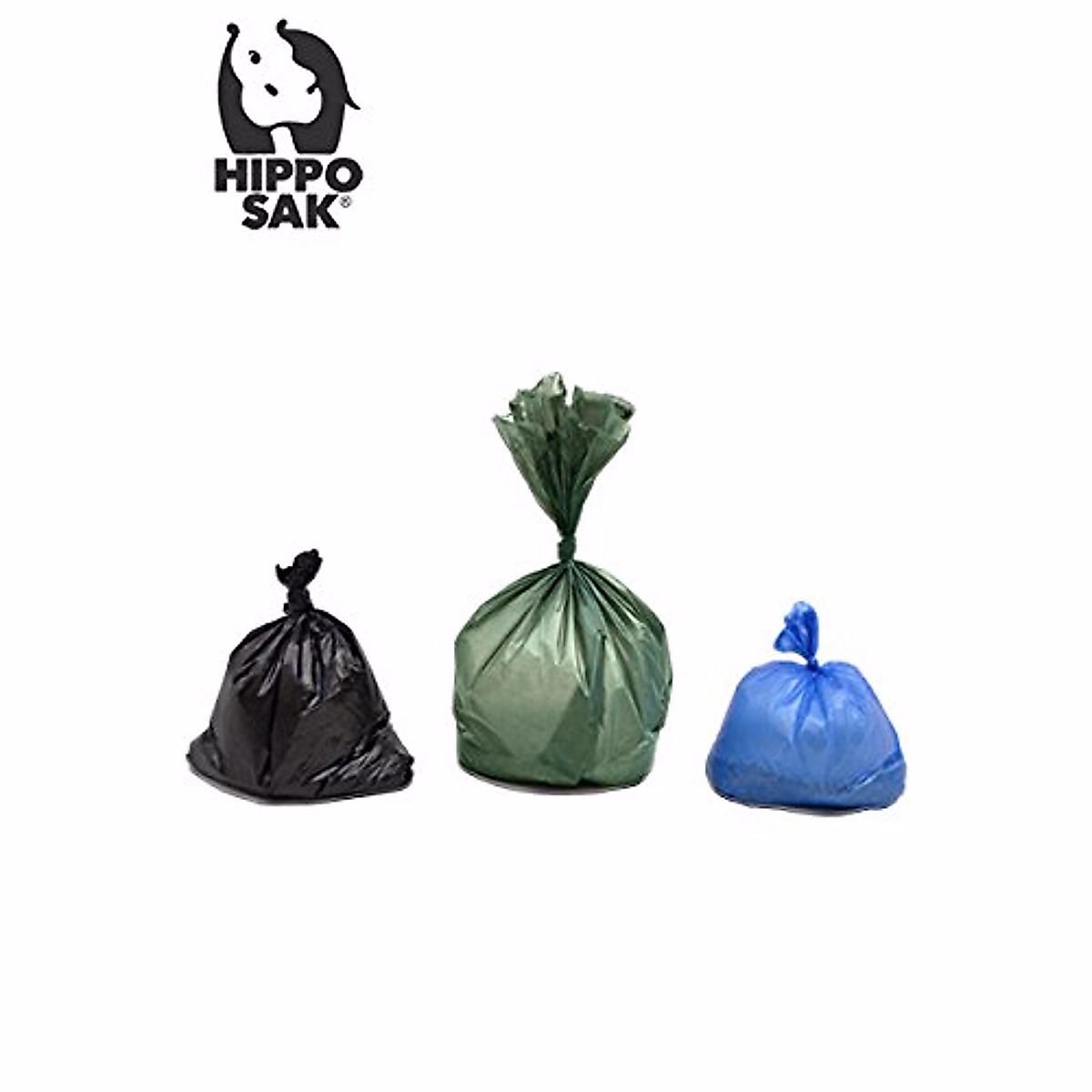 Hippo Sak Extra Large Pet Poop Bags for Large Dogs and Cat Litter, 480 Count