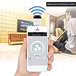 Android Mobile Phone Infrared Controller, IR Signal Mobile Phone IR Remote Controller for Android for Air Conditioner for Light for Refrigerator(Micro USB Mobile Phone Dedicated)