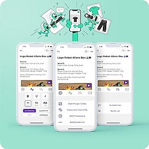 OUTLINX QR Smart Stickers | Stick Digital Notes to Your Things | Blackout 4-Pack Bundle 32x Stickers