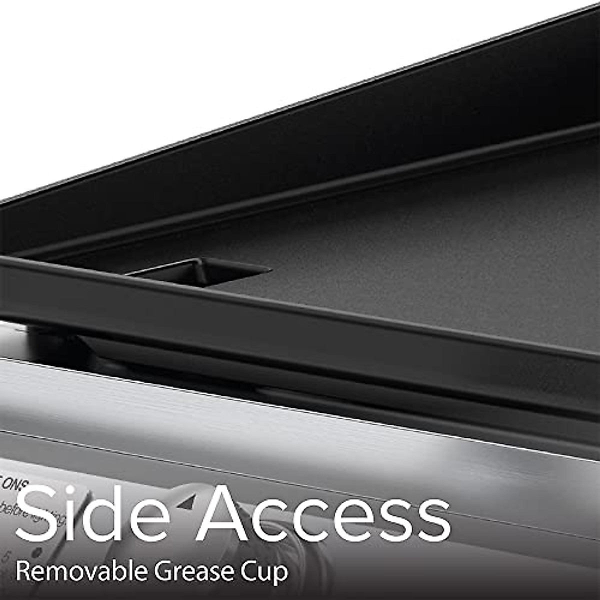 Nexgrill Outdoor Cooking 2 Burner Propane Griddle Grill, 21.65" x 15" 323sq.in Portable Gas Griddle grill, Flat Top for Camping, Patio, Cart with Wheel, Side Shelves with Hooks, Black and Silver