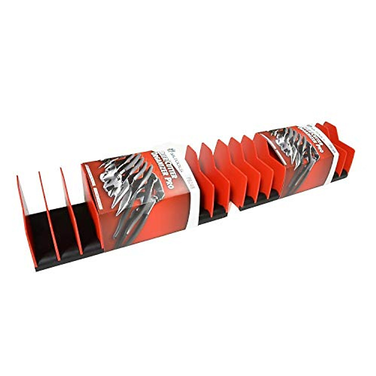 MLTOOLS Pliers Cutters Organizer Pro – Non-Slip Rubber Base Fuel & Solvent Resistant Durable Long-Lasting Tool Storage Box Rack 10 Tools Plier Made in USA | P8248 (2 Pack)