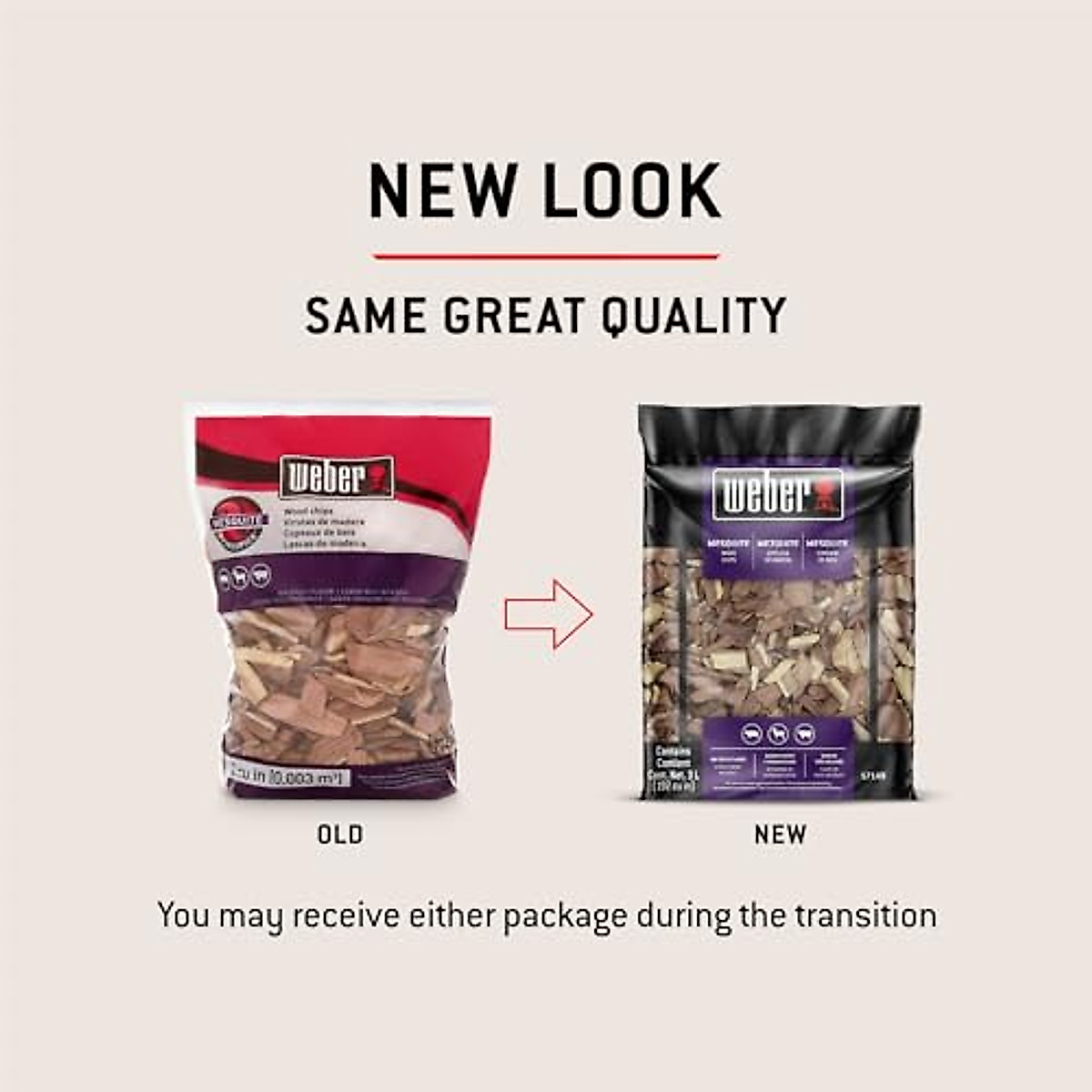 Weber Mesquite Wood Chips, for Grilling and Smoking, 3 lb.