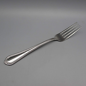 MIkasa Regent Bead 18/10 Stainless Steel Dinner Fork (Set of Four)