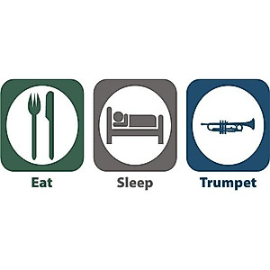 CafePress Eat Sleep Trumpet Mug Ceramic Coffee Mug, Tea Cup 11 oz