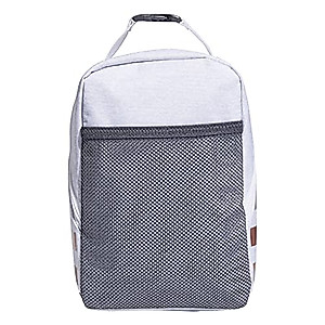 adidas Unisex Santiago Lunch Bag, Insulated School Food Container Box Discontinued, Jersey White/White/Rose Gold/2.0, One Size