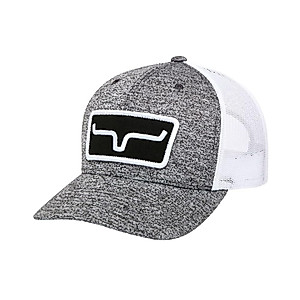 Kimes Ranch Caps The Cutter Trucker Horns Logo Patch Mesh-Back Ball/Grey Heather