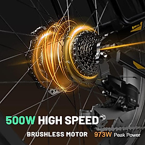 NARRAK Electric Fat Tires Folding Bike, 750W Brushless Motor Peak 1100W, 48V13Ah Removable Battery, Max 28Mph, LCD Display, Suspension, Step-Over/Through Frame for Adult (S128-WHITE)