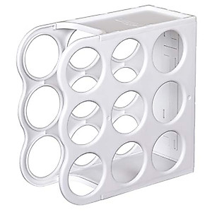 ArtBin 6866AG Mini Vinyl Storage Rack, Organizer up to 9 (5.5") Vinyl Rolls, White, 1 Rack