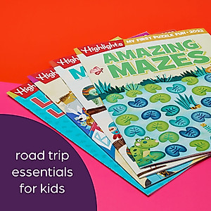 Highlights My First Puzzle Fun 2022 Puzzle Books for Kids Ages 3-6, 4-Book Set of Matching, Mazes, Spot-The-Differences, and More Travel-Friendly Screen Free Brain-Boosting Activities