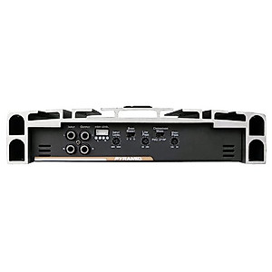 Pyramid 2 Channel Car Stereo Amplifier - 2000W High Power 2-Channel Bridgeable Audio Sound Auto Small Speaker Amp Box w/MOSFET, Crossover, Bass Boost Control, Silver Plated RCA Input Output PB918