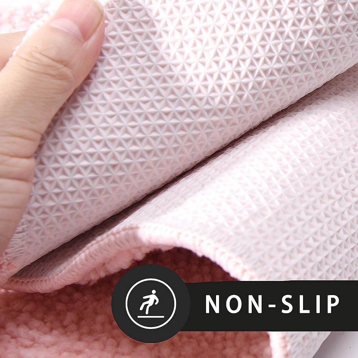 DHUJBFF Sweet Cheeks Bath Mat for Tub - Trendy Cute Pink Bath Mats for Girls, Anti Slip Funny Bath Rugs for Bathroom, Blush Pink Bathroom Decor Accessories, Hypebeast y2k Room Decor