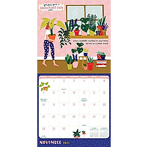 Crazy Plant Lady Mini Wall Calendar 2021
