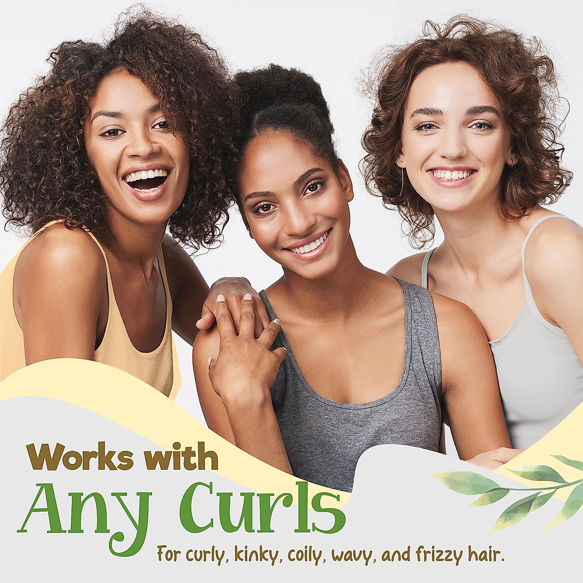CurlyChic Rice Water Remedy Strengthening Condish - Ultra-Moisturizing, Protein-Balanced, Ayurvedic Herbs, Sulfate & Paraben-Free - Repairs & Protects Hair, Prevents Breakage & Split Ends - 8 fl oz