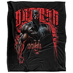 Batman Red Knight Officially Licensed Silky Touch Super Soft Throw Blanket 50" x 60"